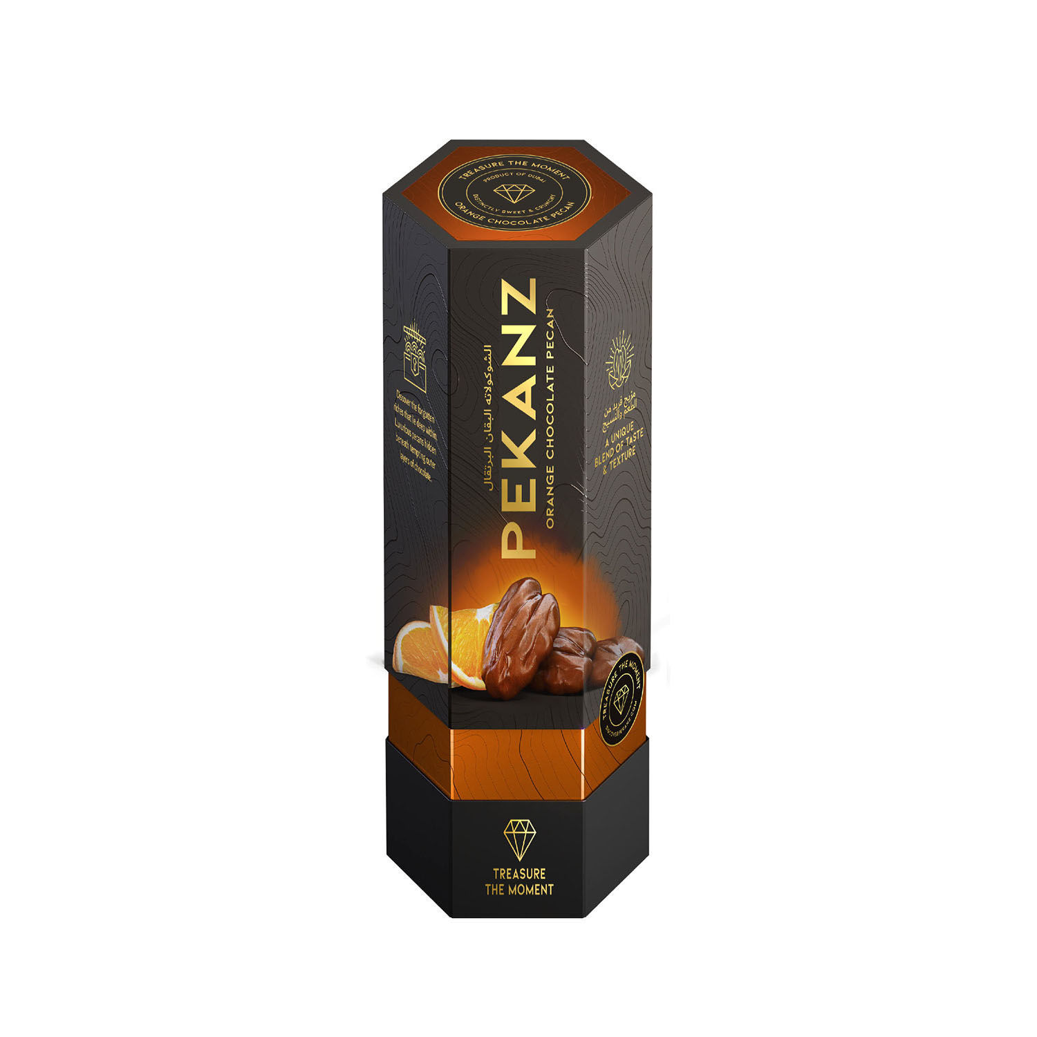 Farzana | Buy Pecan Coated with Orange Chocolate 50g Online at the best ...